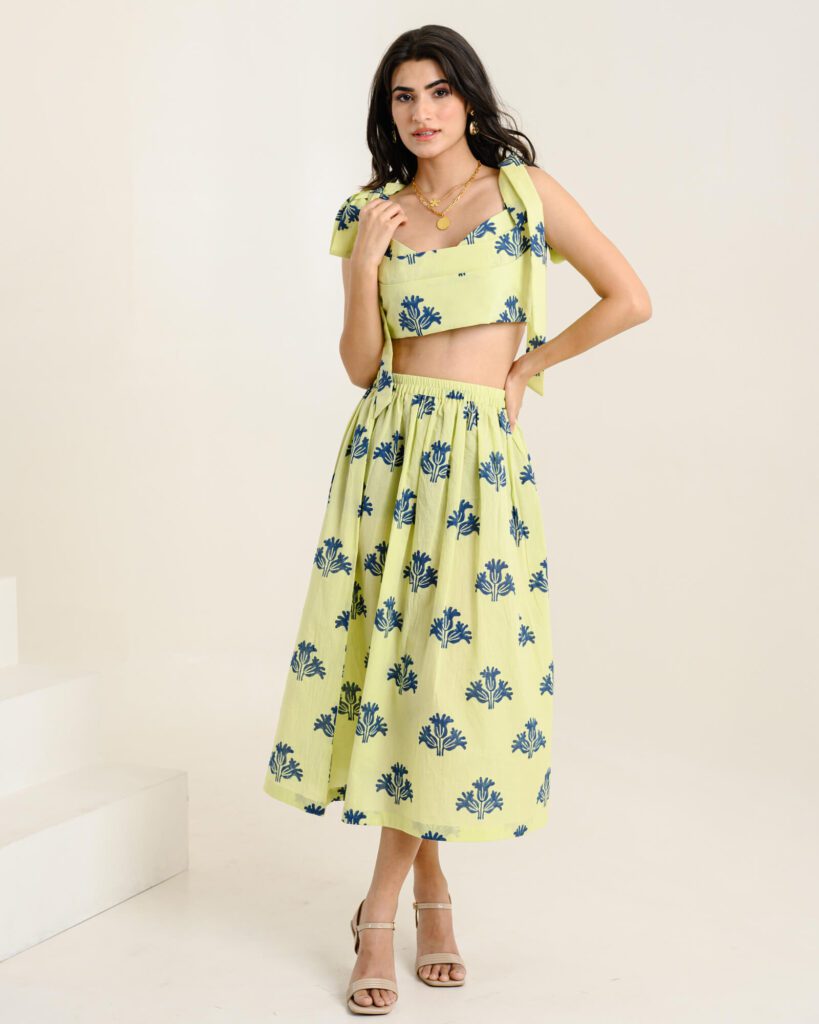 Mint Flora Set | Bakhiya Jaipur